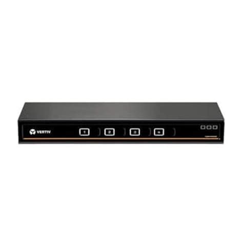 Dual Head 4 Port Cybex Secure Desktop Kvm Switch With Universal Displ
