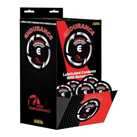 Endurance Comfort Condoms 144pc Display