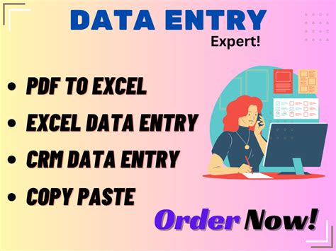 PDF To Excel Excel Data Entry CRM Data Entry And Copy Paste Upwork