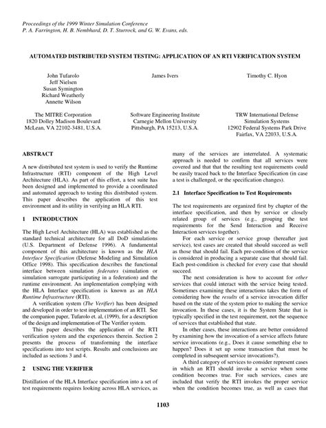 Pdf Automated Distributed System Testing Application Of An Rtiverification System