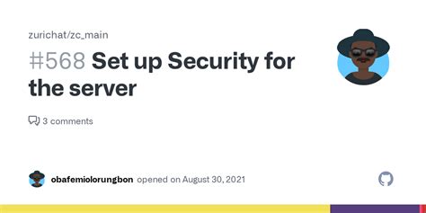 set up security for the server · issue 568 · zurichat zc main · github