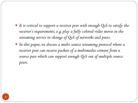 ppt application level qos in multimedia peer to peer p2p networks