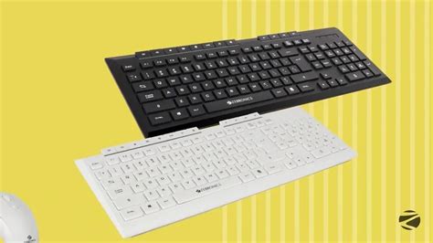 Black Zebronics Wired Wireless Keyboard Combo It S Accessories For User Friendly At Rs