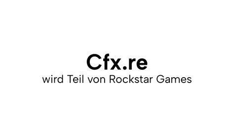 Cfx Re Offizieller Partner Von Rockstar Games