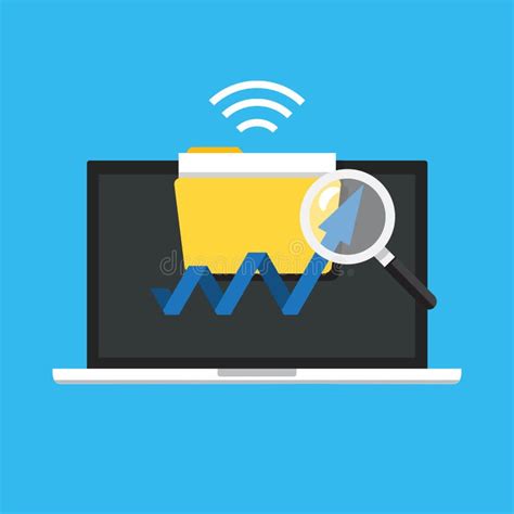 Information And Development Website Statistic Icon Vector Illus Stock Vector Illustration Of