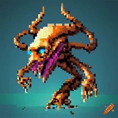 Final Fantasy Enemies Side View Sprite Style On Craiyon