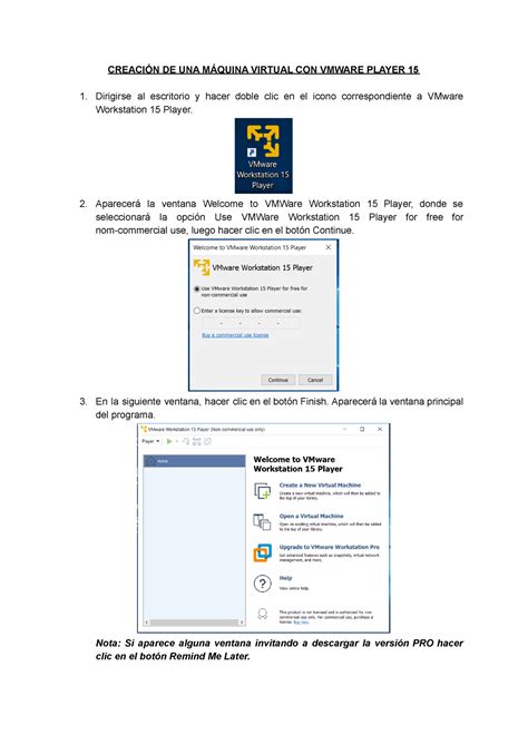 Tutorial Creación De Una Máquina Virtual Con Vmware Player 15