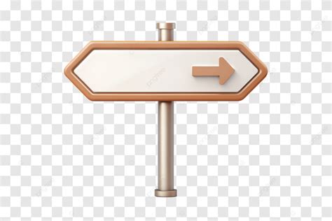 Direction Road Sign Post With Arrow Signboard Pointer Choice Signpost 3d Render Illustration
