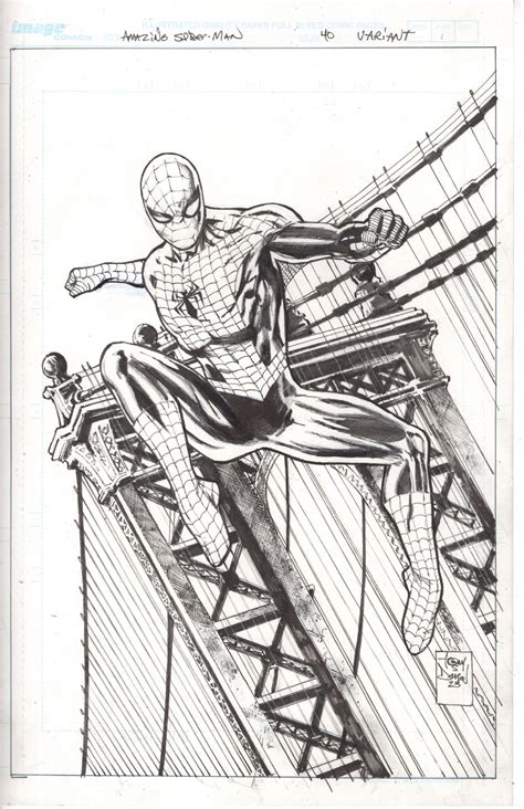 Amazing Spider Man 40 Variant Cover In Tony Daniel S Marvel Covers