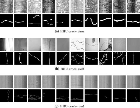 Annotations Of Our Constructed Crack Detection Data Sets Download Scientific Diagram