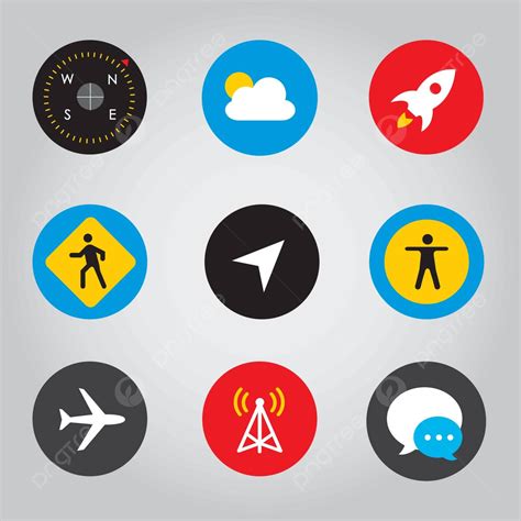 Vector Icon Of Mobile Application Button On A Smart Phones Touchscreen