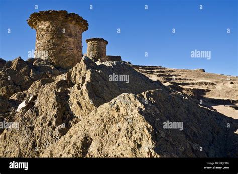 Chullpas De Ninamarca Precolombian Uneral Towers In Archaelogical Site