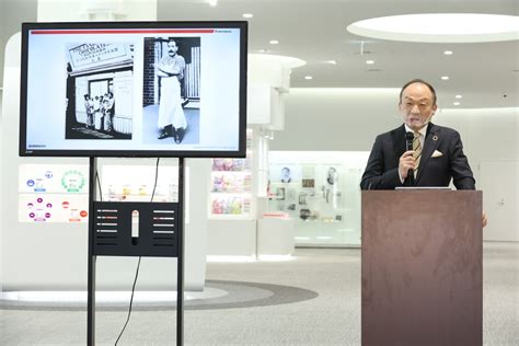1865年生まれの森永製菓創業者・森永太一郎さんと9代目社長・太田栄二郎さん ヨコハマ経済新聞