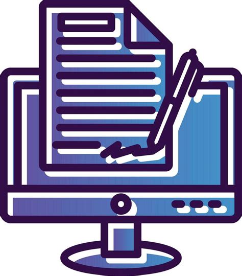 Digital Signature Vector Icon Design 25147524 Vector Art At Vecteezy