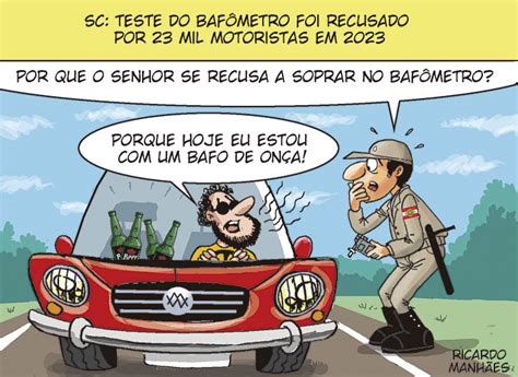 SC teste do bafômetro foi recusado por mil motoristas em Charge Notícias do dia