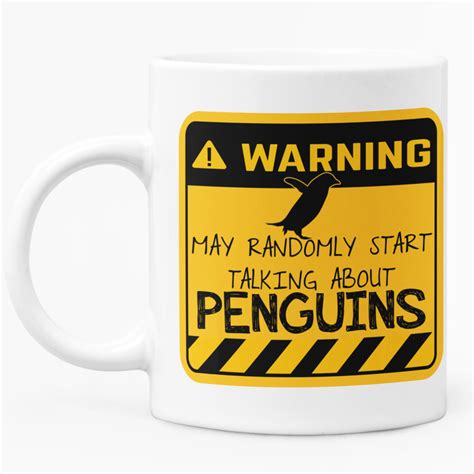 May Randomly Talk About Penguins Mug Mcmug