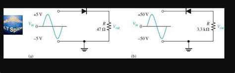 Solved Draw The Output Voltage Waveform For Each Ci
