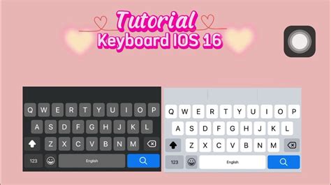 ° 🌷tutorial Keyboard Ios 16🔥com Som Youtube