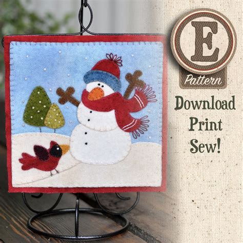 Christmas Applique Quilt Pattern Lil Woolies