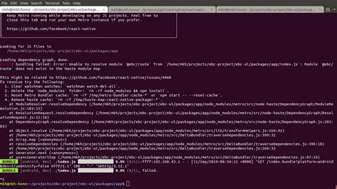 Question Why After Running React Native Run Say Me Unable To Resolve