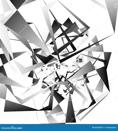 Geometric Abstract Art Edgy Angular Rough Texture Stock Vector Illustration Of Geometry