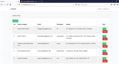 Tutorial Laravel Lengkap Membuat Crud Di Laravel Dengan Route Resource
