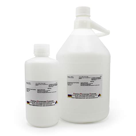 Phosphate Buffered Saline Ph 74 1x 2x 10x Pbs Buffer Ems