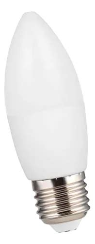 Lámpara Tipo Vela w E Luz Fría Blanca Interelec