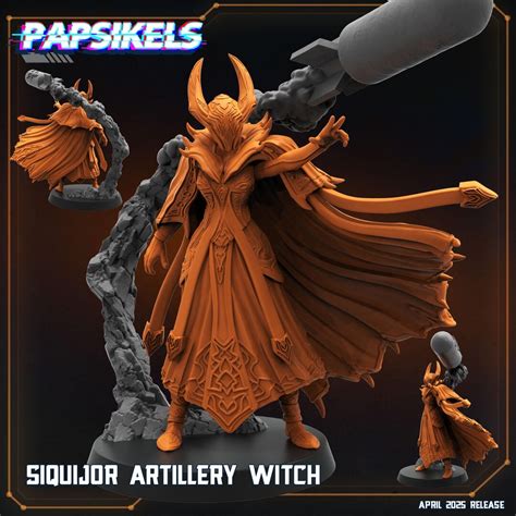 Siquijor Artillery Witch Trench Crusade Papsikels Fantasy Resin