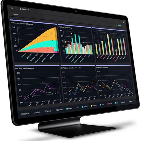 A Sales Dashboard Displaying Realtime Sales Performance And Targets