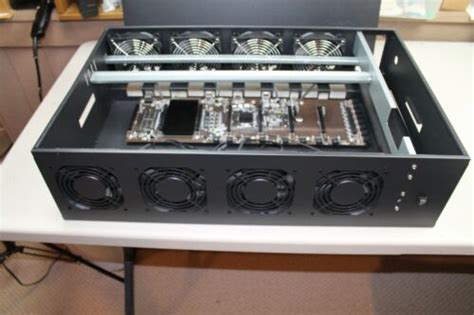 Buy 8 Gpu Mining Rig Case Motherboard Intel Cpu Power Supply Ram 8 Fans 64 Sata Ssd Online At