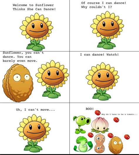 Image Sunflowerthinksshecandancercm Plants Vs Zombies