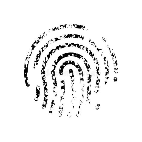 Thumbprint Pictogram Stock Illustrations 534 Thumbprint Pictogram