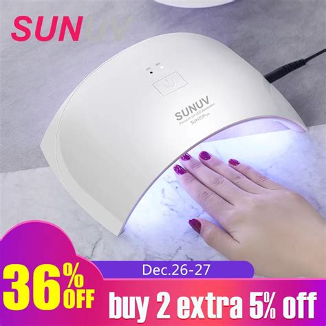 Sunuv Sun9c Plus 36w Uv Light Led Nail Dryer Uvled Gel Nail Lamp Arched