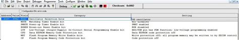 Configuration Bits In Mid Range Pic Microcontrollers
