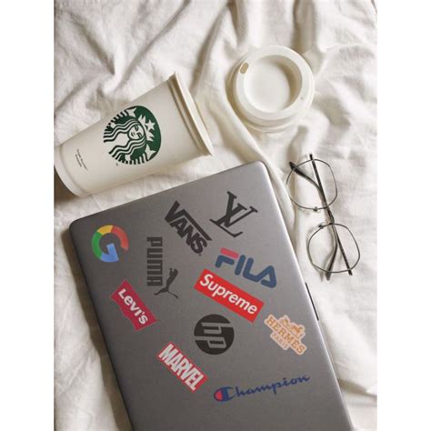 Jual Stiker Asthetic Logo Brand Terkenal Shopee Indonesia