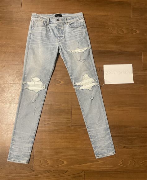 Amiri Amiri Mx1 Patch Jeans Grailed