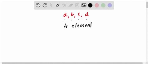 SOLVED How Many Permutations Are There Of A B C D