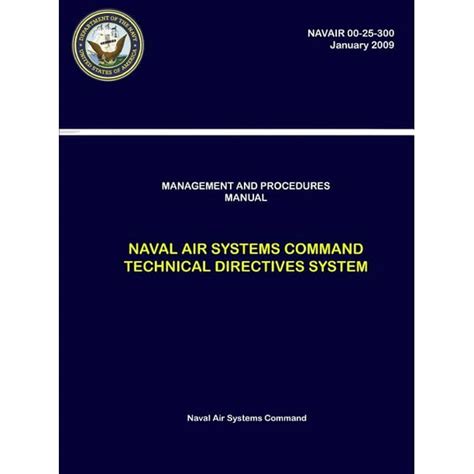 Management And Procedures Manual Naval Air Systems Command Technical