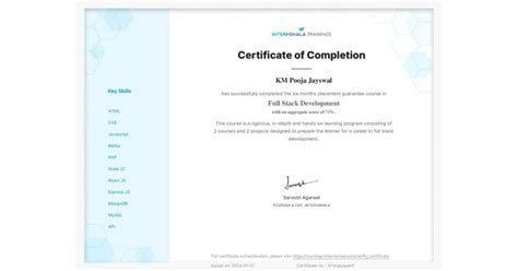 Pooja Jaiswal On Linkedin Successfully Completed The Full Stack Development Training From