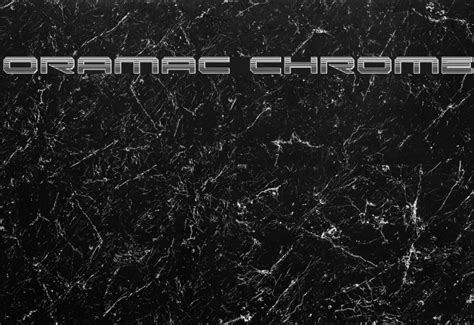 Oramac Chrome Font