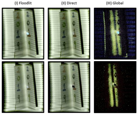 direct global separation algorithms for the v groove top row using