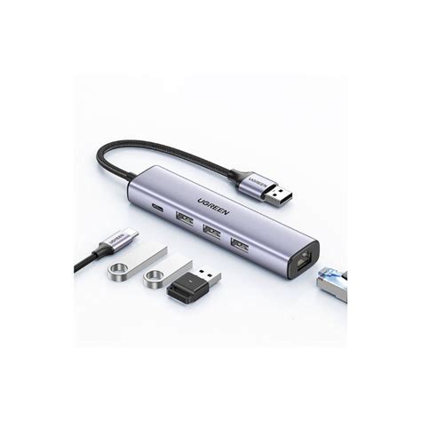 ตวแปลง Ugreen 60554 5 in 1 Multifunctional USB Hub