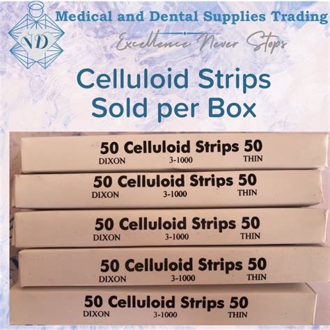 Dental Celluloid Matrix Sold Per Box Shopee Philippines