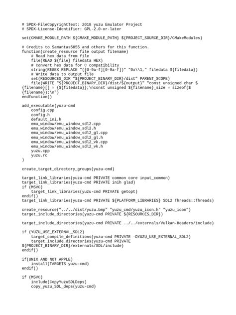 Cmakelists Pdf