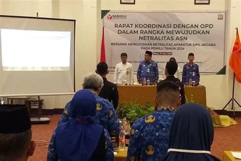 Tegaskan Netral ASN Di Blora Bacakan Ikrar Netralitas Di Pemilu 2024
