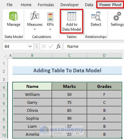 How To Remove A Table From A Data Model In Excel 2 Methods