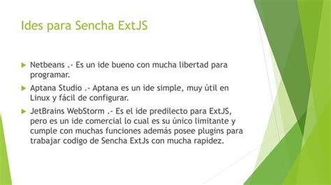 Diferencias Entre Versiones De Sencha Ext Js PPT