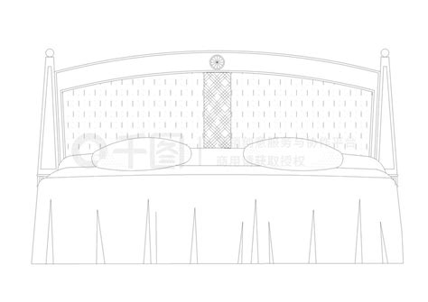 室内设计家装平面图 Cad室内设计立面图床10 设计图免费下载 Dwg格式 编号37185504 千图网