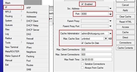Melati Kusuma SMK ALBAHRI Jobsheet Konfigurasi Web Proxy Mikrotik